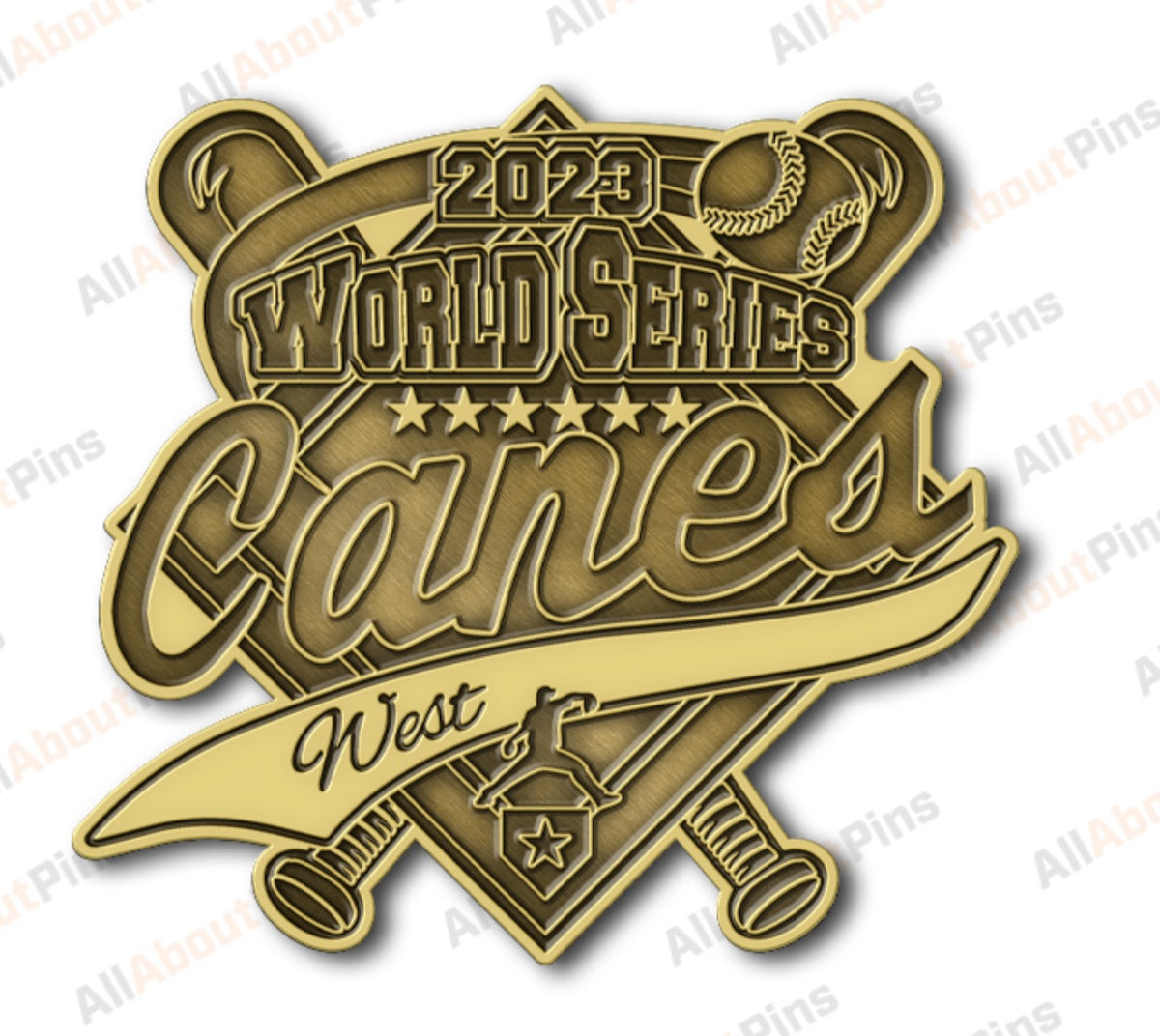 2023 Canes World Series Pins – The Baseball Shed